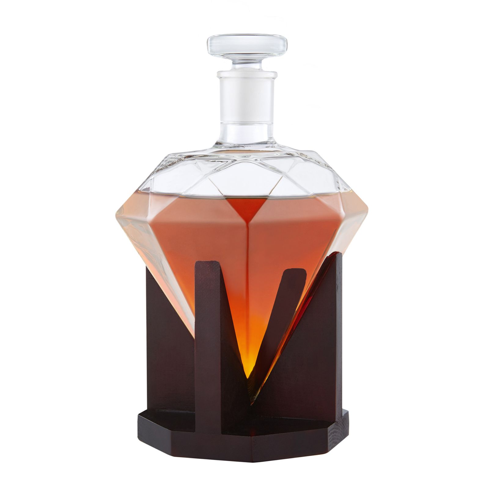 Karaffe Diamant - Design Dekanter - Glaskaraffe